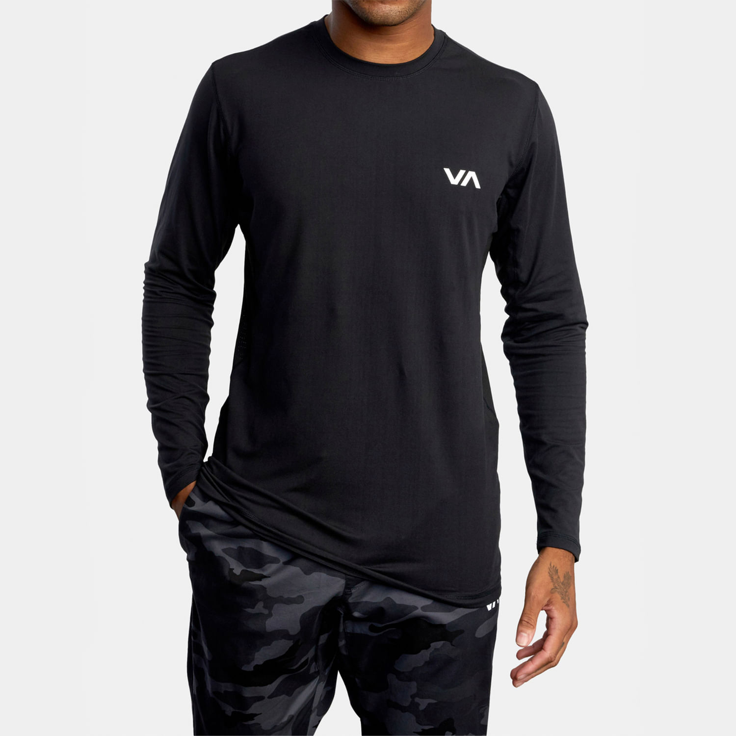 Polera M/L Deportiva Sport Vent Hombre-RVCA Chile